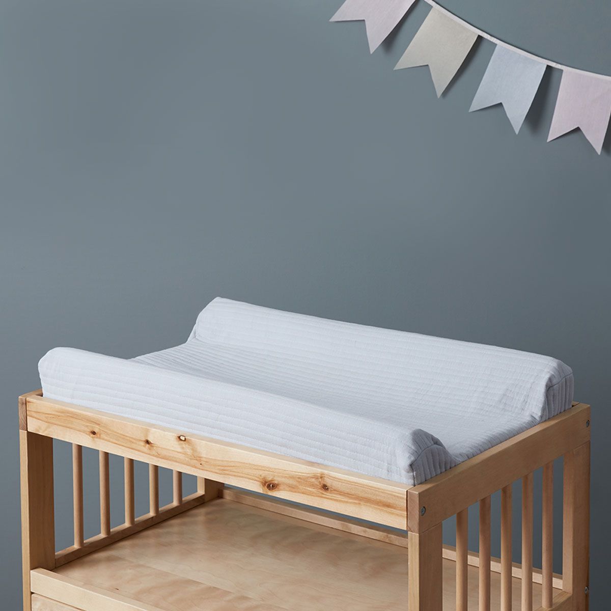 Mocka Cotton Change Mat Cover - Blue | Baby