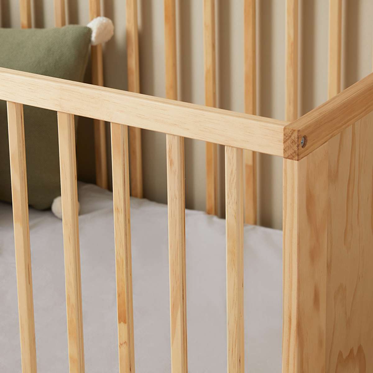 Aspiring Classic Cot - Natural | Baby Cots | Nursery | AU