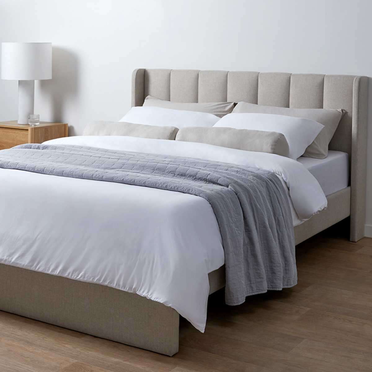 Quinn Queen Bed Natural | Comfort & Style