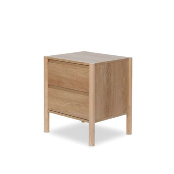 Blair Bedside Table | Sleek Natural Wood