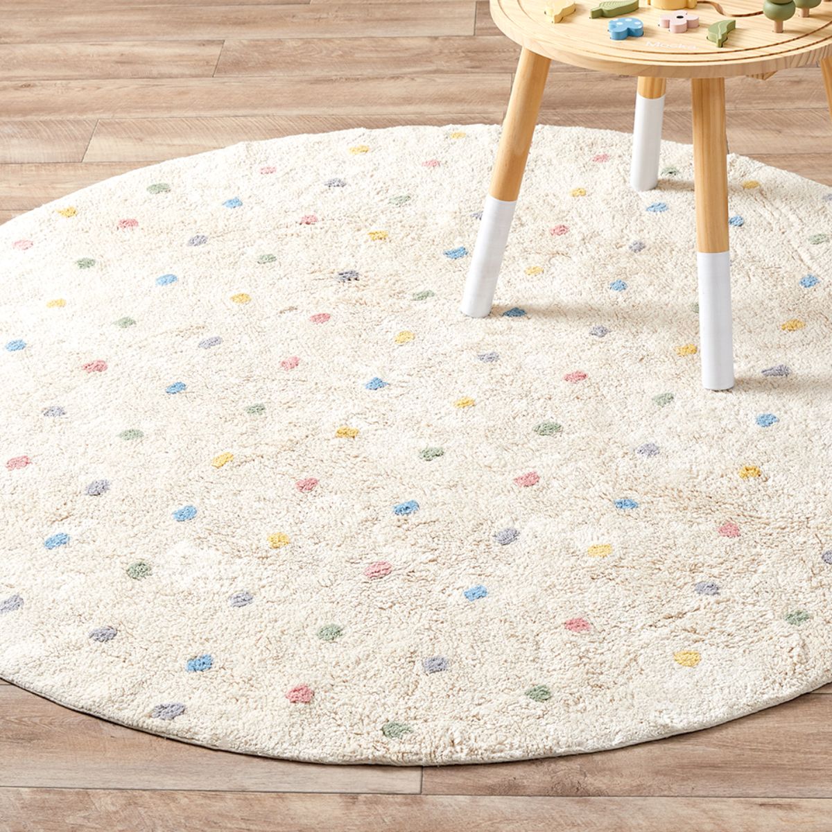 Addy Round Spot Rug - Multi | Decor