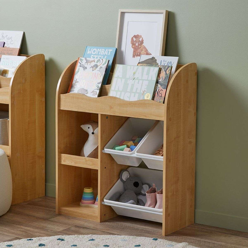 Theo Kids Bookshelf and Tub Organiser | Kids