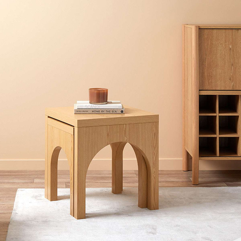 Arc Nesting Side Tables - Coastal Elegance