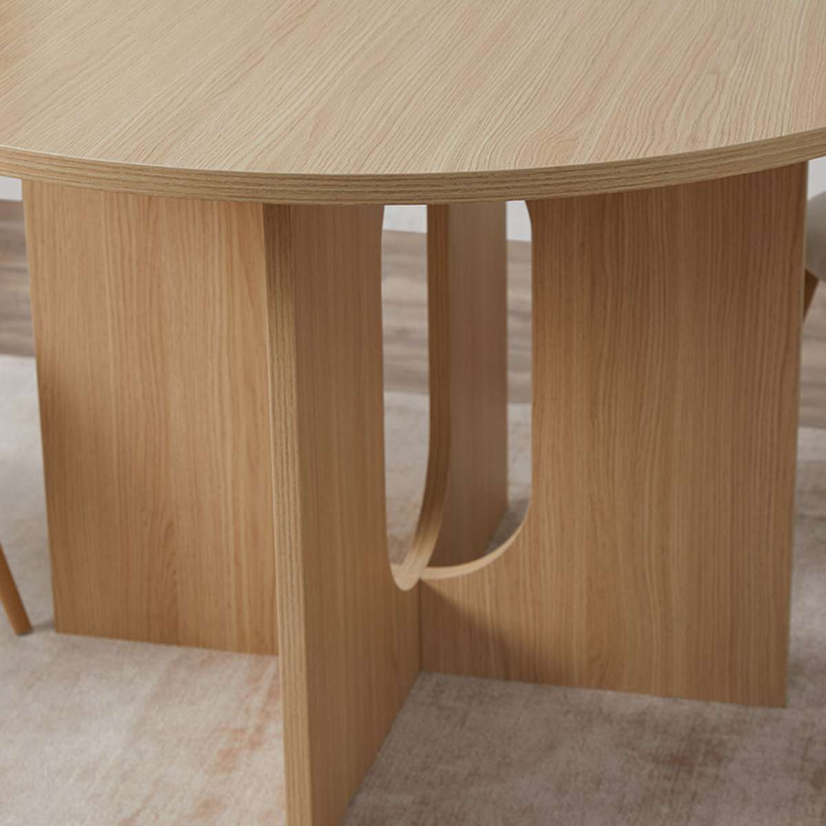 Ora Four Seater Round Dining Table | Sandi Style | Mocka