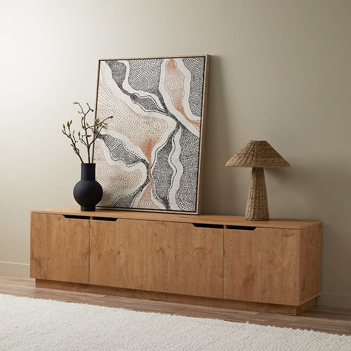 Zack Entertainment Unit - Natural | Shop Stylish Storage