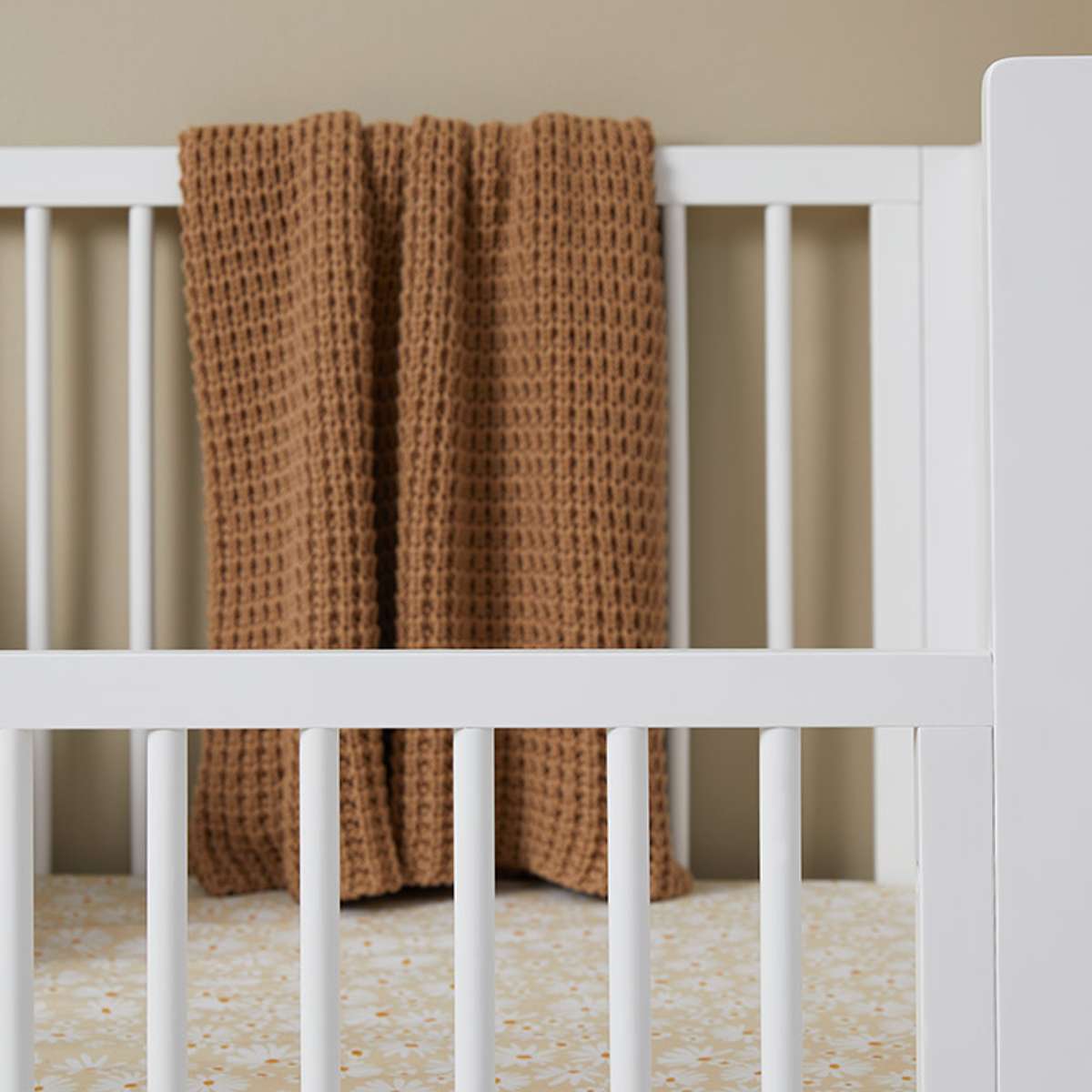 Maisie Cot Toddler Bed Half Frame - White | Mocka