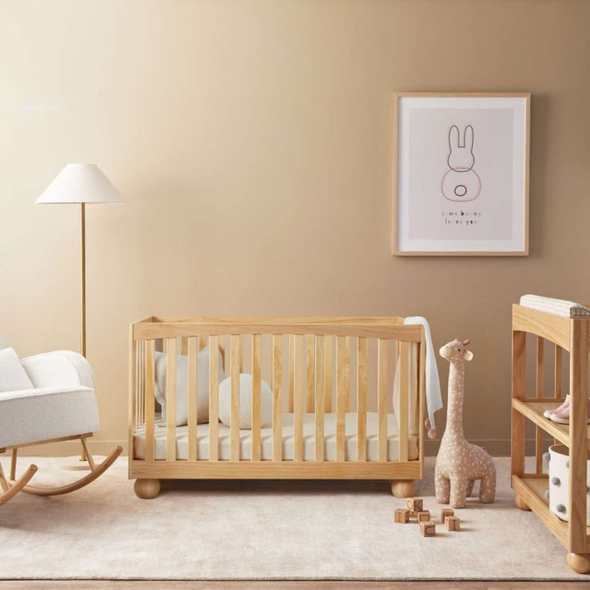 Blake Cot - Natural | Convertible Baby Bed | Mocka