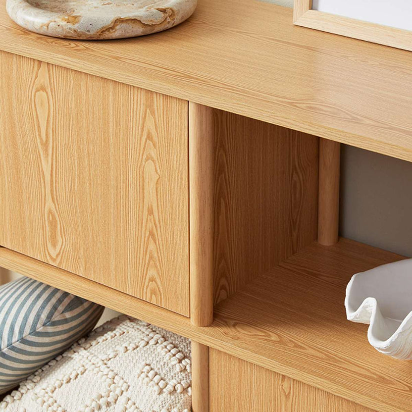 Eden Low Shelf With Storage - Stylish & Durable | Mocka