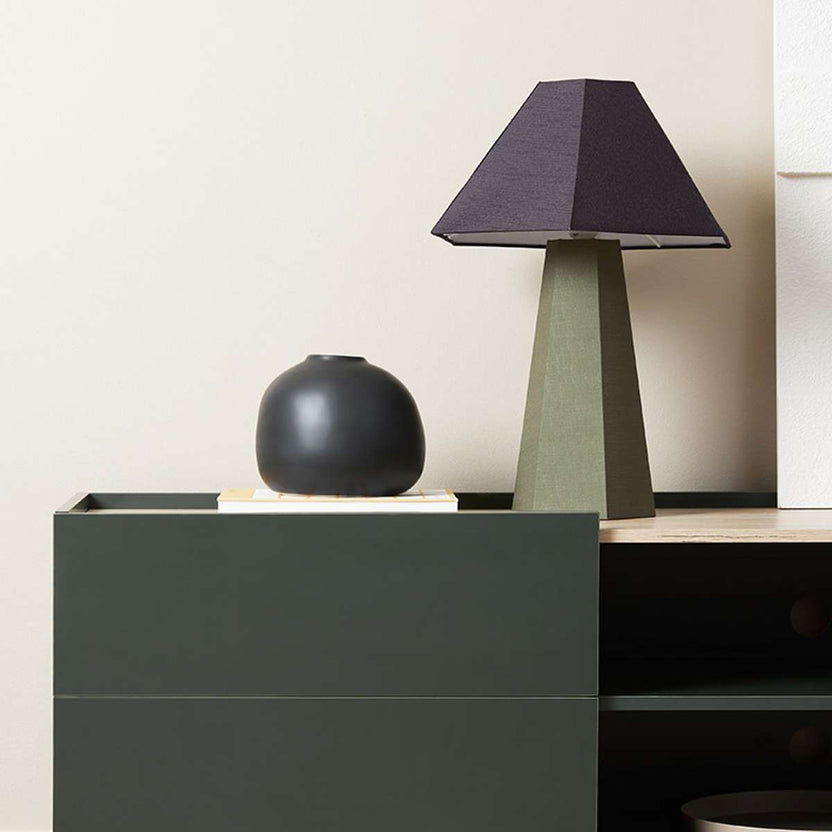 Murphy Entertainment Unit Green/Natural - Stylish Storage | Mocka