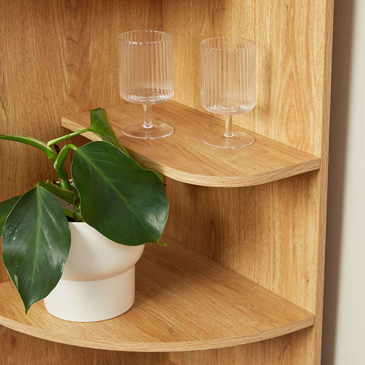 Arched Corner Shelves - Stylish Space Savers | Mocka