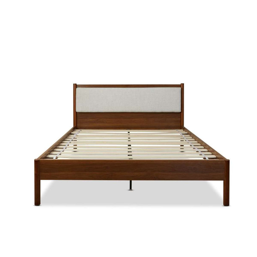 Blair Queen Bed - Walnut | Japandi Elegance | Shop at Mocka AU