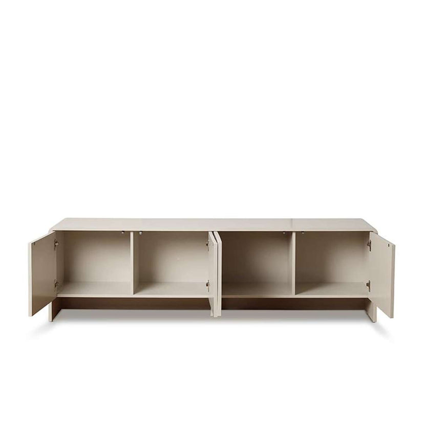 Majorca Entertainment Unit in Beige - Stylish TV Storage | Mocka