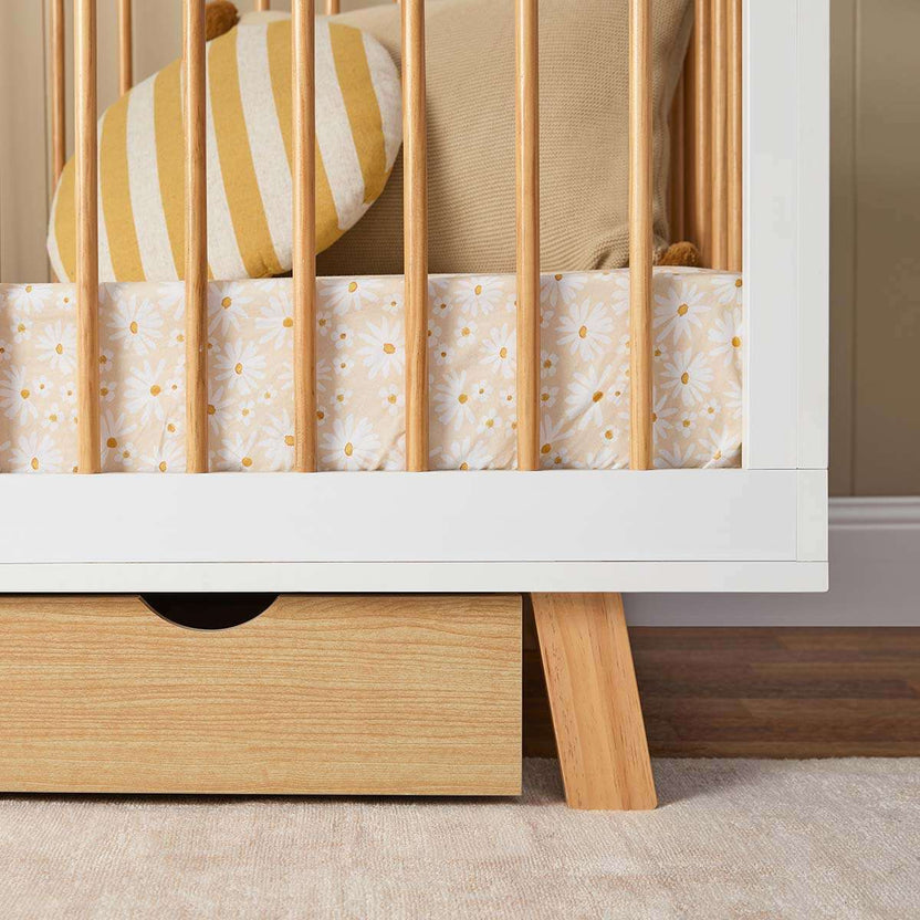 Mocka Under Cot Storage - Natural | Space-Saving Storage