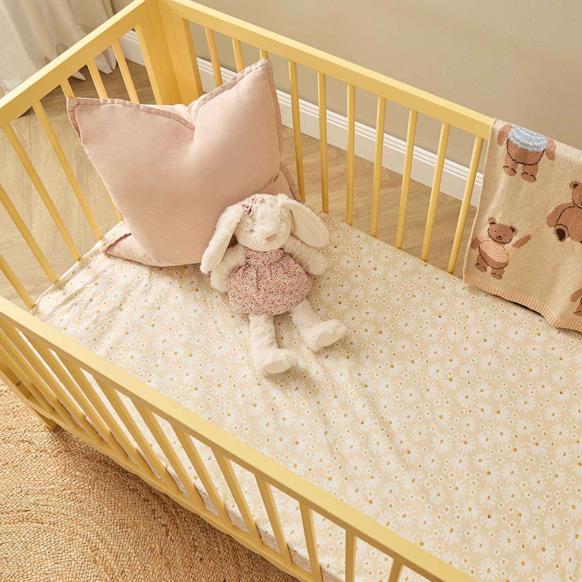 Maisie Scalloped Cot - Buttermilk | Stylish & Safe | Mocka