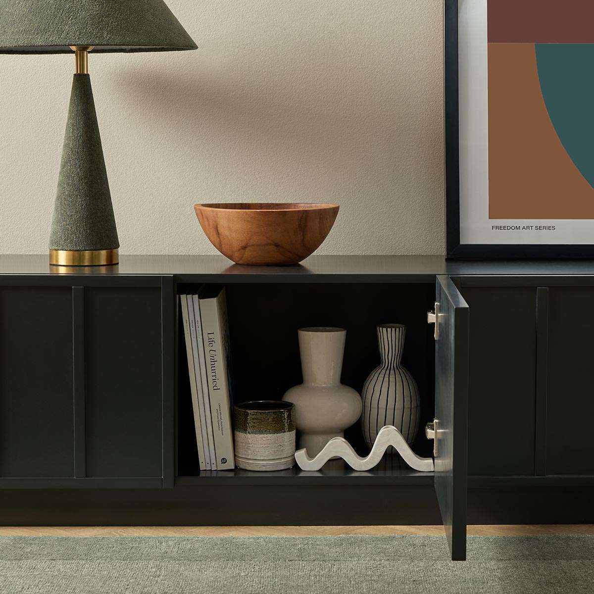 Mason Entertainment Unit - Slate | Modern Style | Mocka