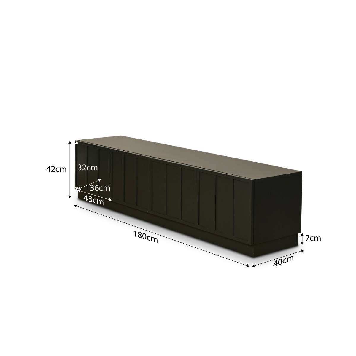 Mason Entertainment Unit - Slate | Modern Style | Mocka
