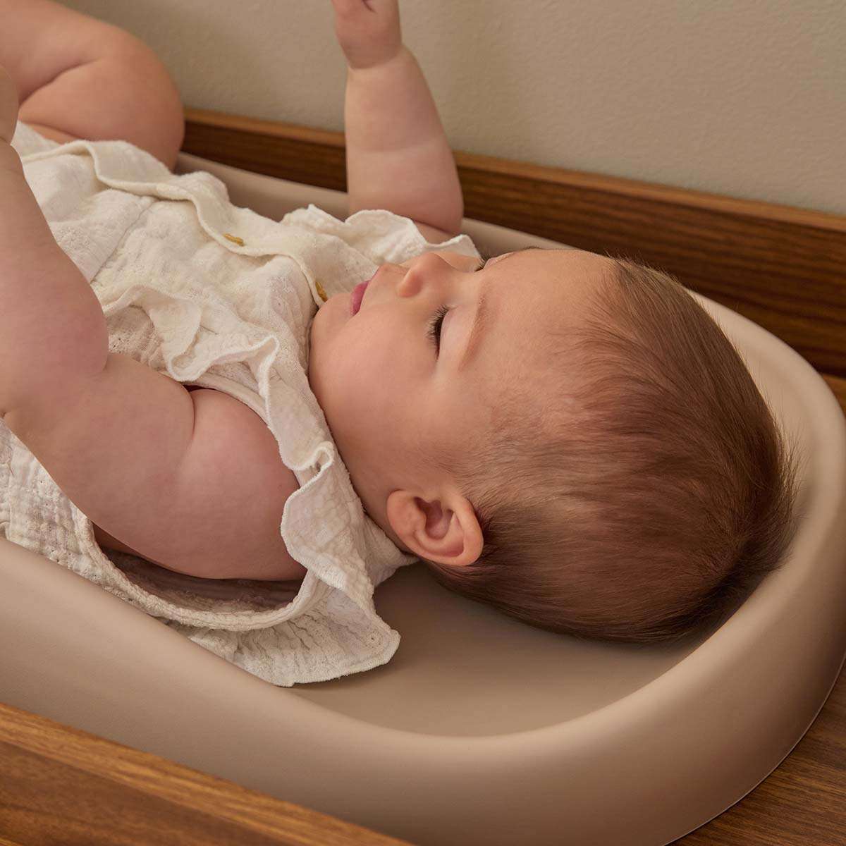 Mocka Baby Wipe Clean Change Pad - Beige | Mocka