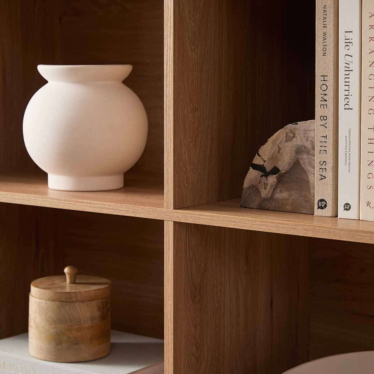 Noosa Rattan Large Bookcase – Natural | Mocka