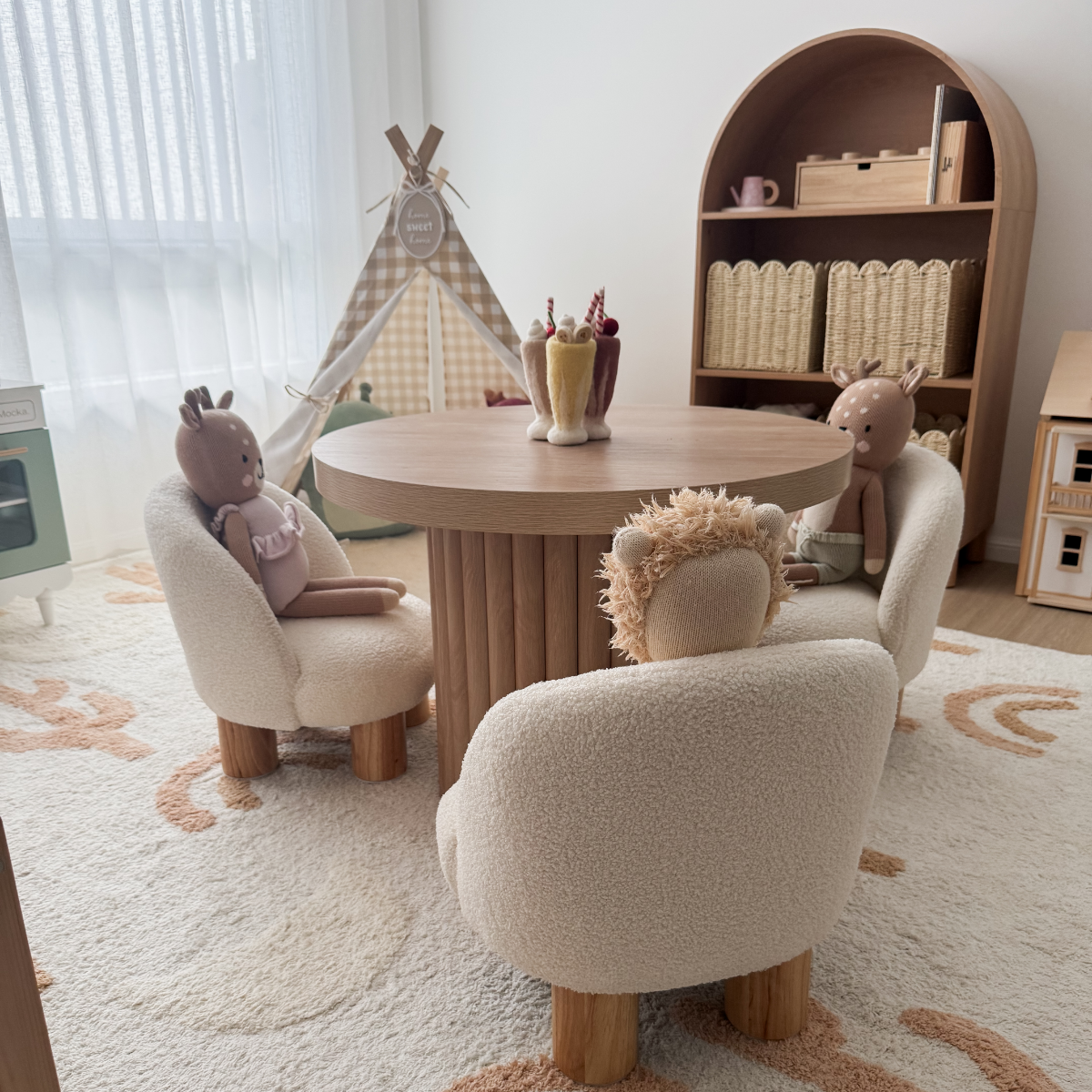 Mini Roo Ribbed Play Table – Stylish & Fun | Mocka