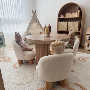 Mini Roo Ribbed Play Table – Stylish & Fun | Mocka